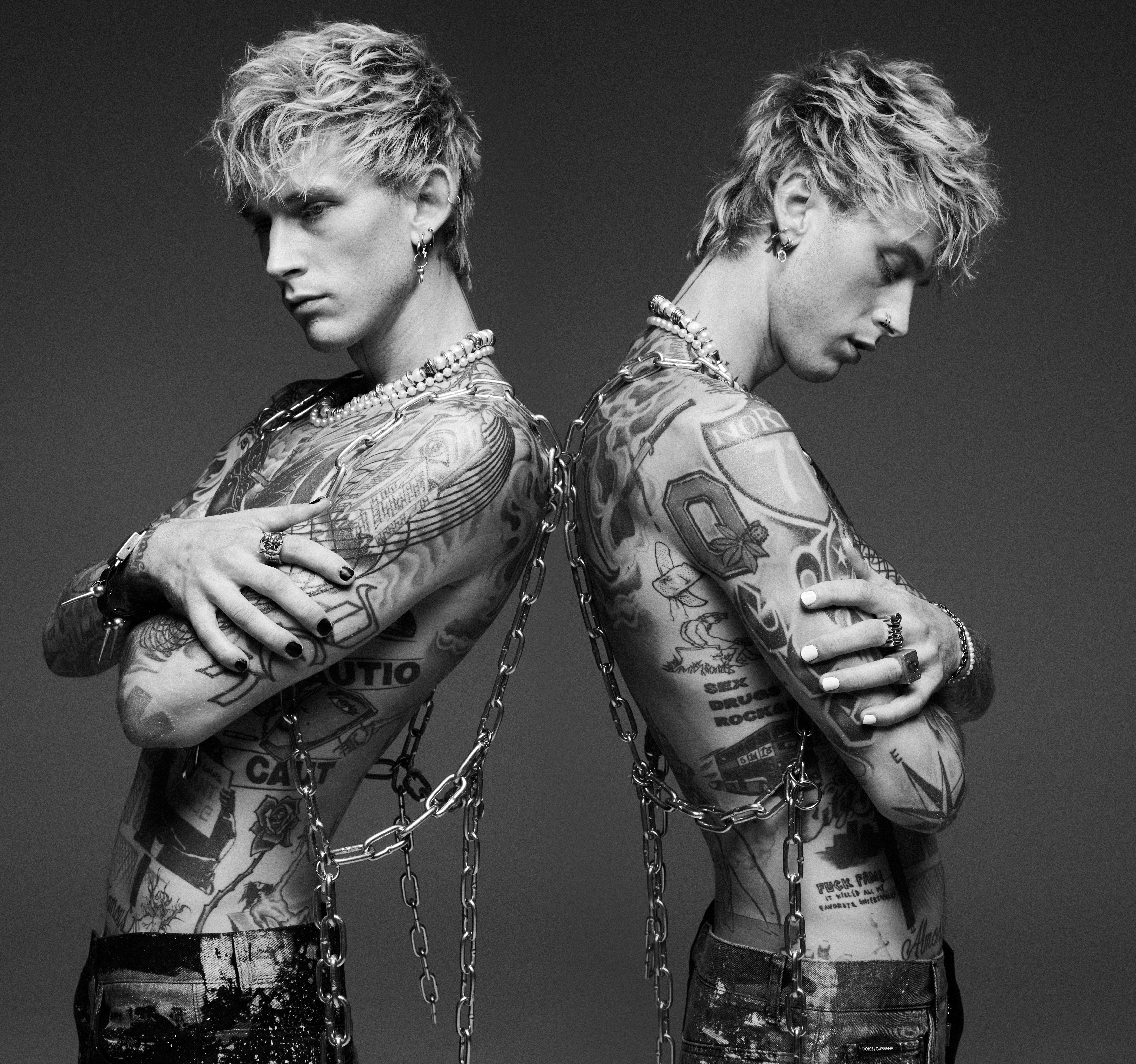 Machine Gun Kelly on His Nail Polish Line, Un/Dn Laqr