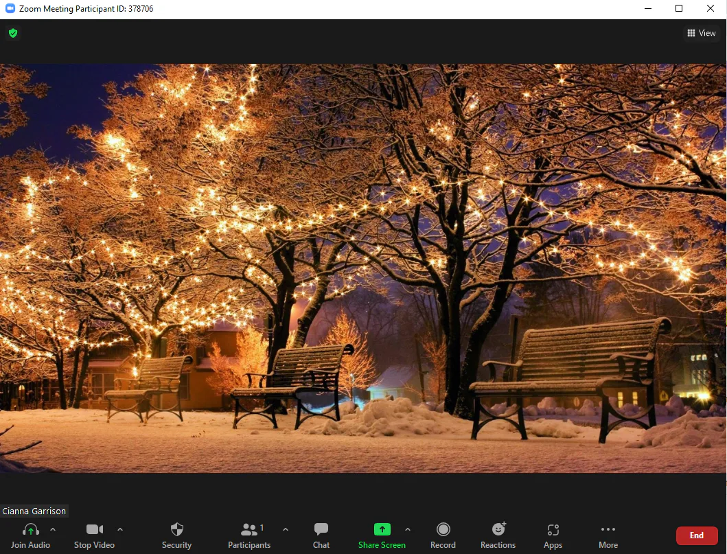 Holiday Zoom Backgrounds That Will Add Cheer To Every Video Call