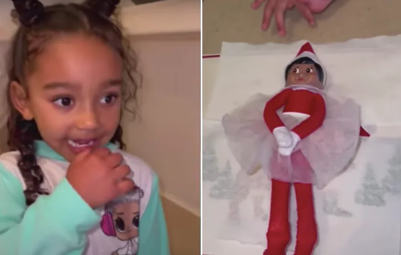 Kim Kardashian & More Celeb Elf On The Shelf Instagram Posts In 2021