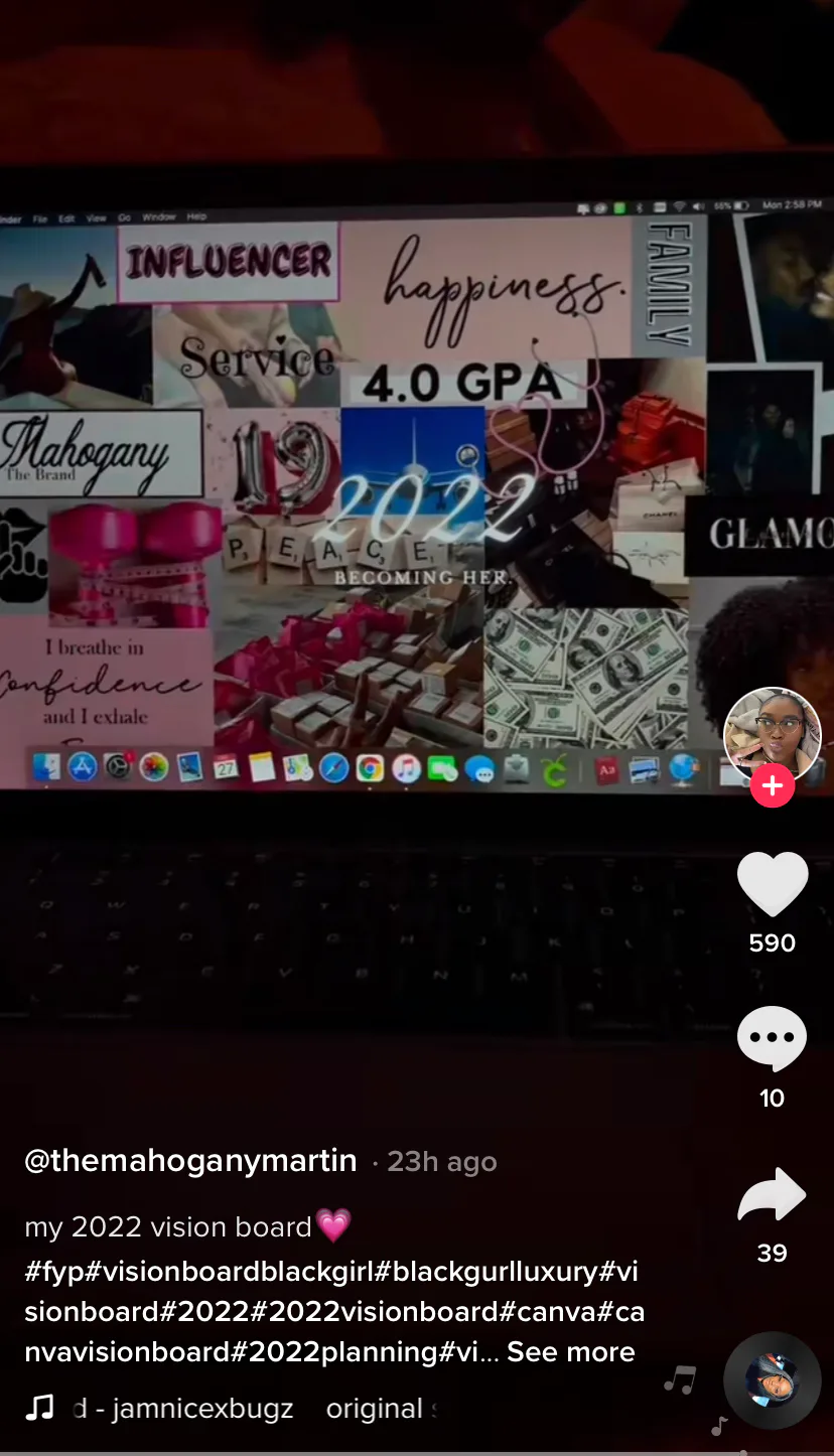 2022 Vision Board Ideas From Pinterest & TikTok To Set Your Goals
