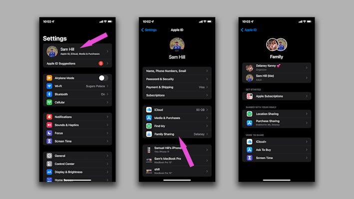 How to set up Family Sharing on iOS