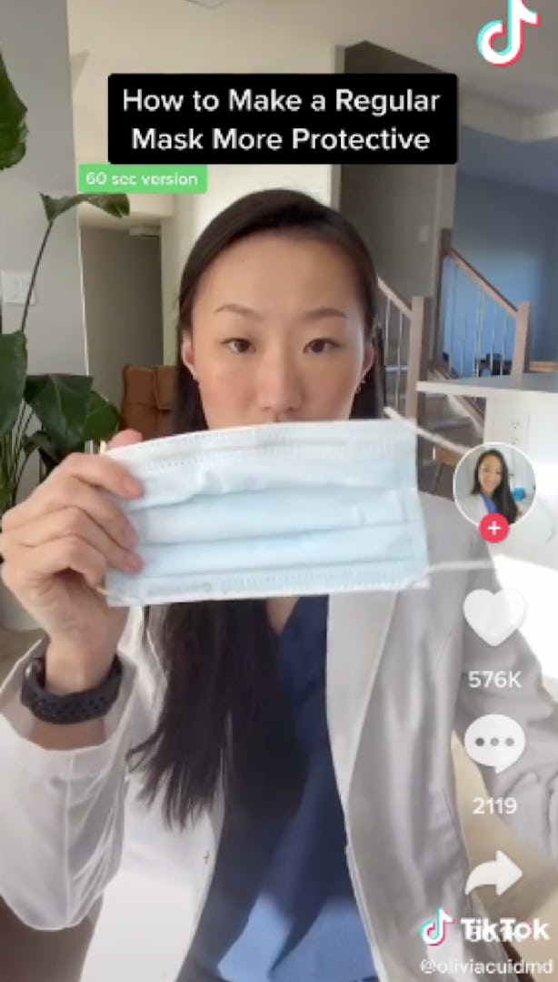 How To Make A Mask Fit Your Face Better, According To TikTok