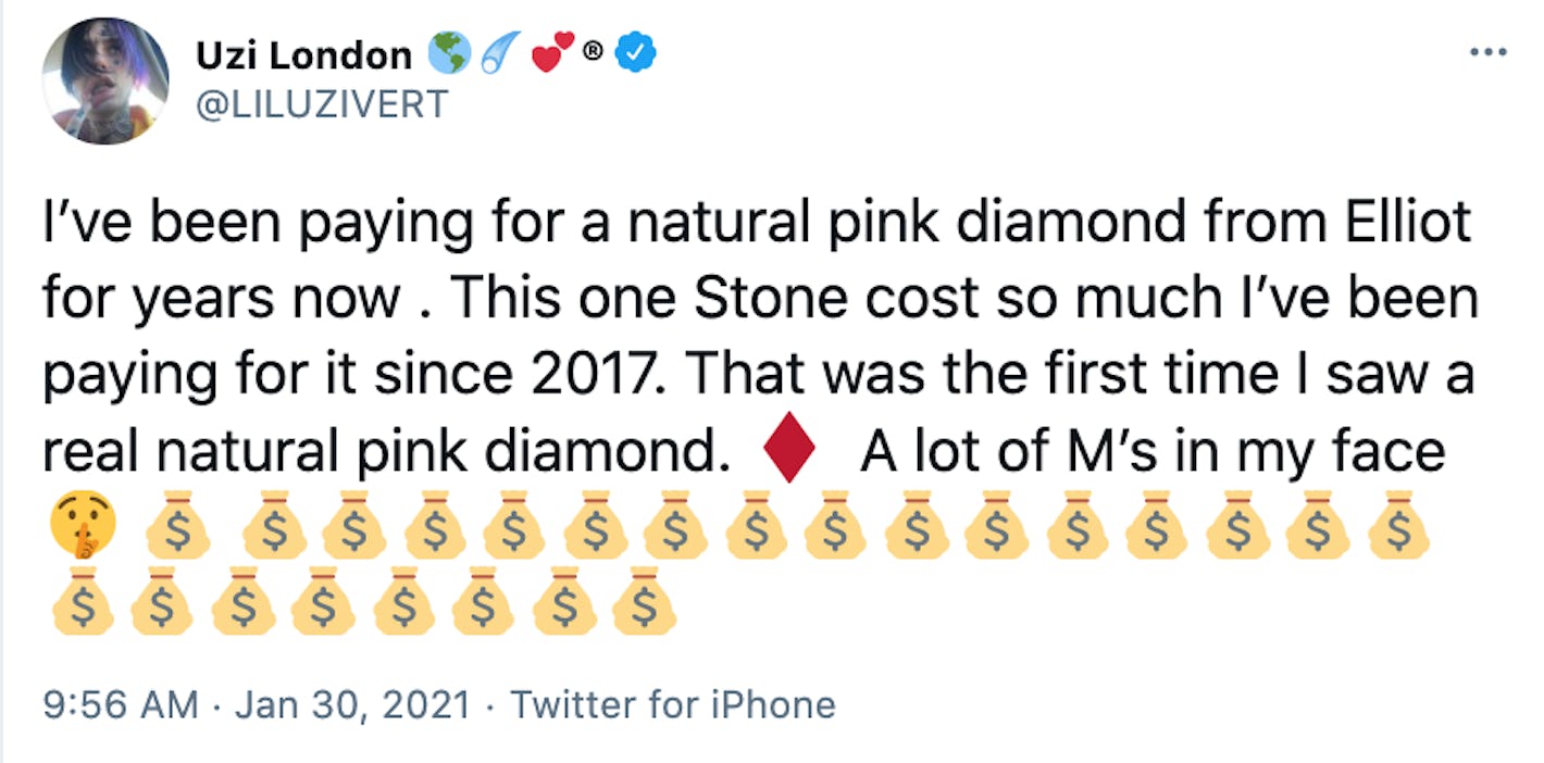 Did Lil Uzi Vert really pay $24 million for his forehead diamond implant?