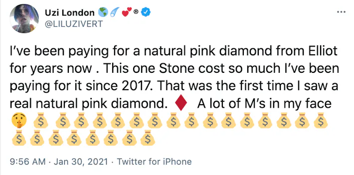 Did Lil Uzi Vert really pay $24 million for his forehead diamond implant?
