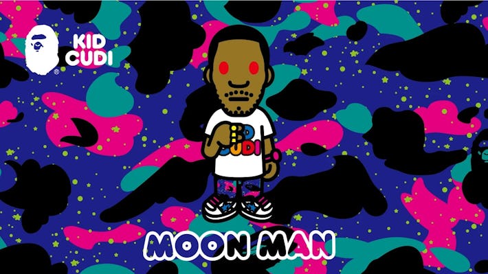 Kid Cudi's BAPE collab is full of space-themed tees, hoodies, and jackets