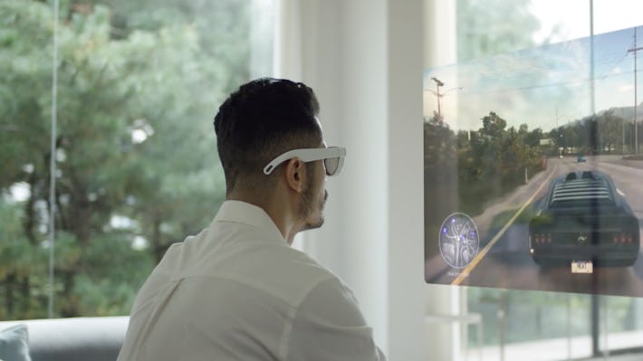 Samsung's first AR specs look like plastic festival sunglasses