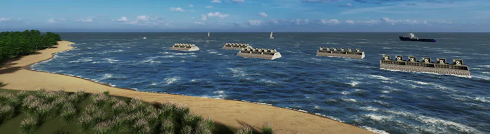 This floating turbine will use the ocean to help power an island