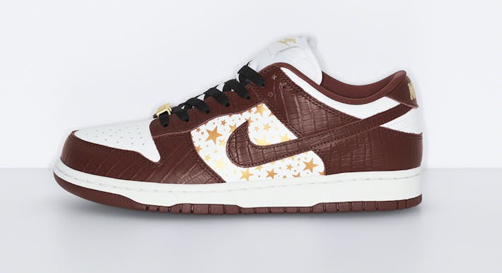 Supreme’s star-studded Nike SB Dunk Low sneaker finally drops this week