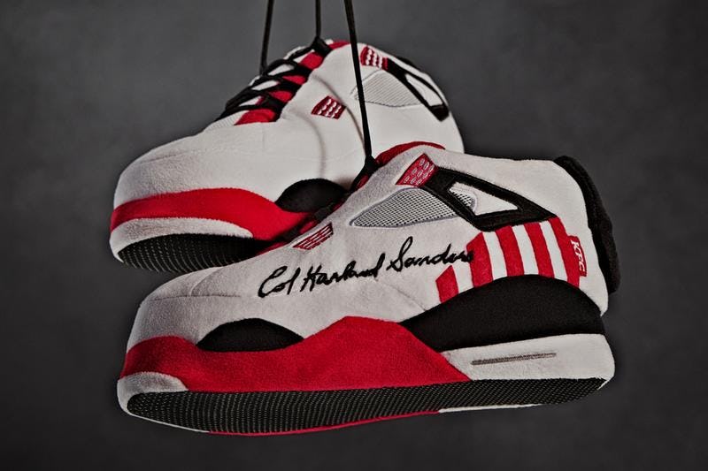 KFC’s ‘Couchside Kicks’ slippers are cute ripoffs of Nike’s Jordan 4 ...