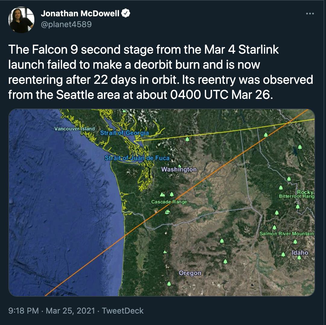 Seattle fireball: Video reveals SpaceX behind "UFO" burning in sky