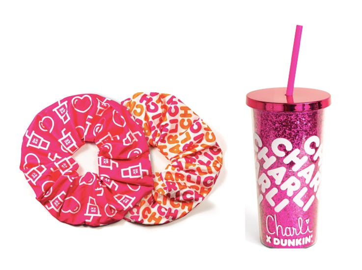 This Dunkin' x Charli D'Amelio Merch Collection Features A Sparkly ...