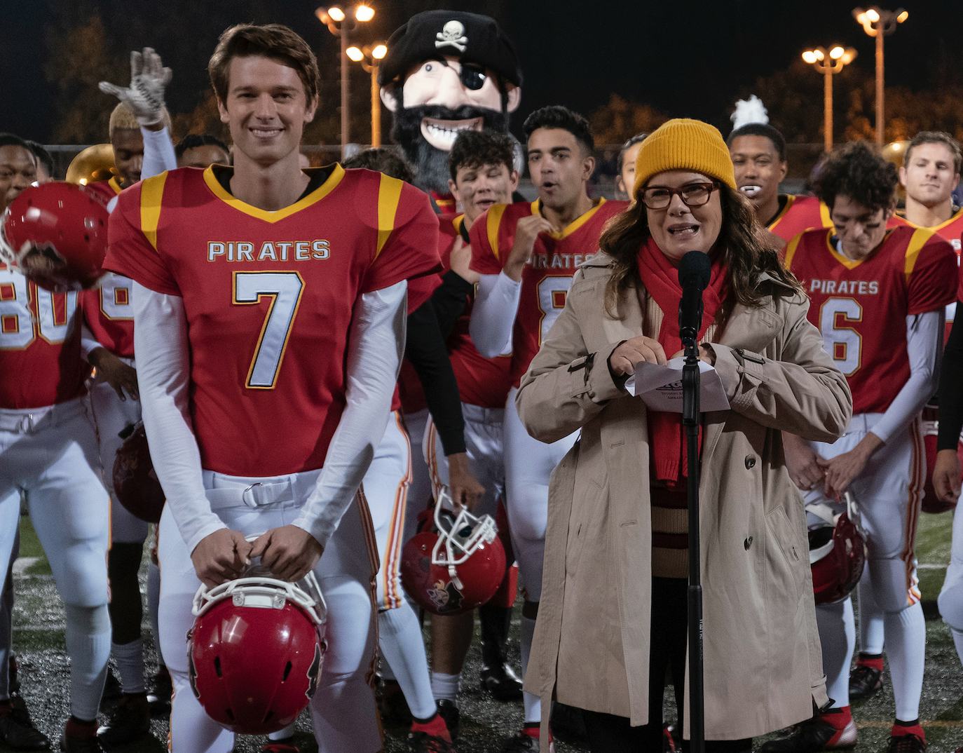 Patrick Schwarzenegger's Quotes About His 'Moxie' Character Mitchell ...