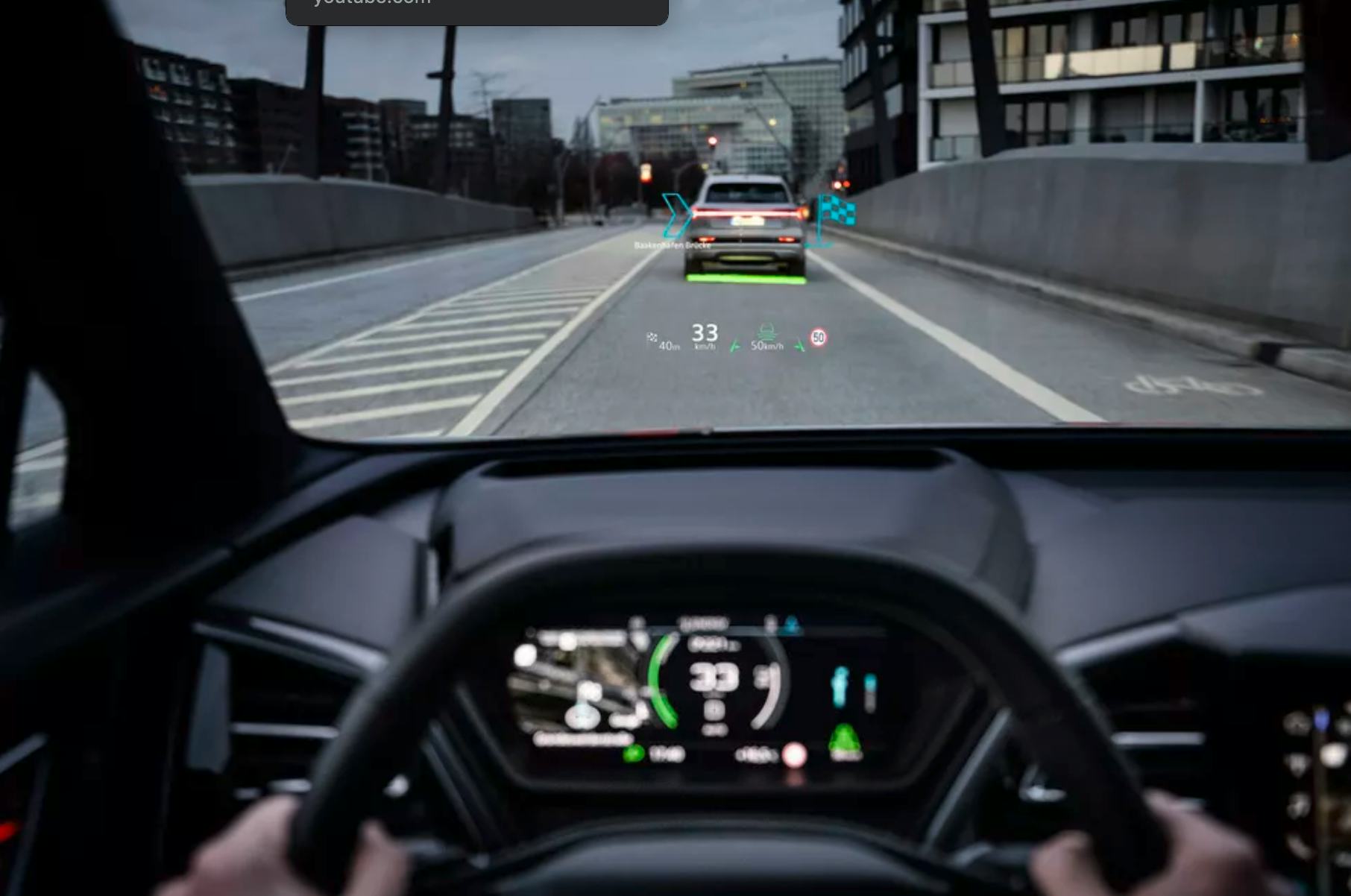 Here's what it's like to cruise using Audi's AR windshield