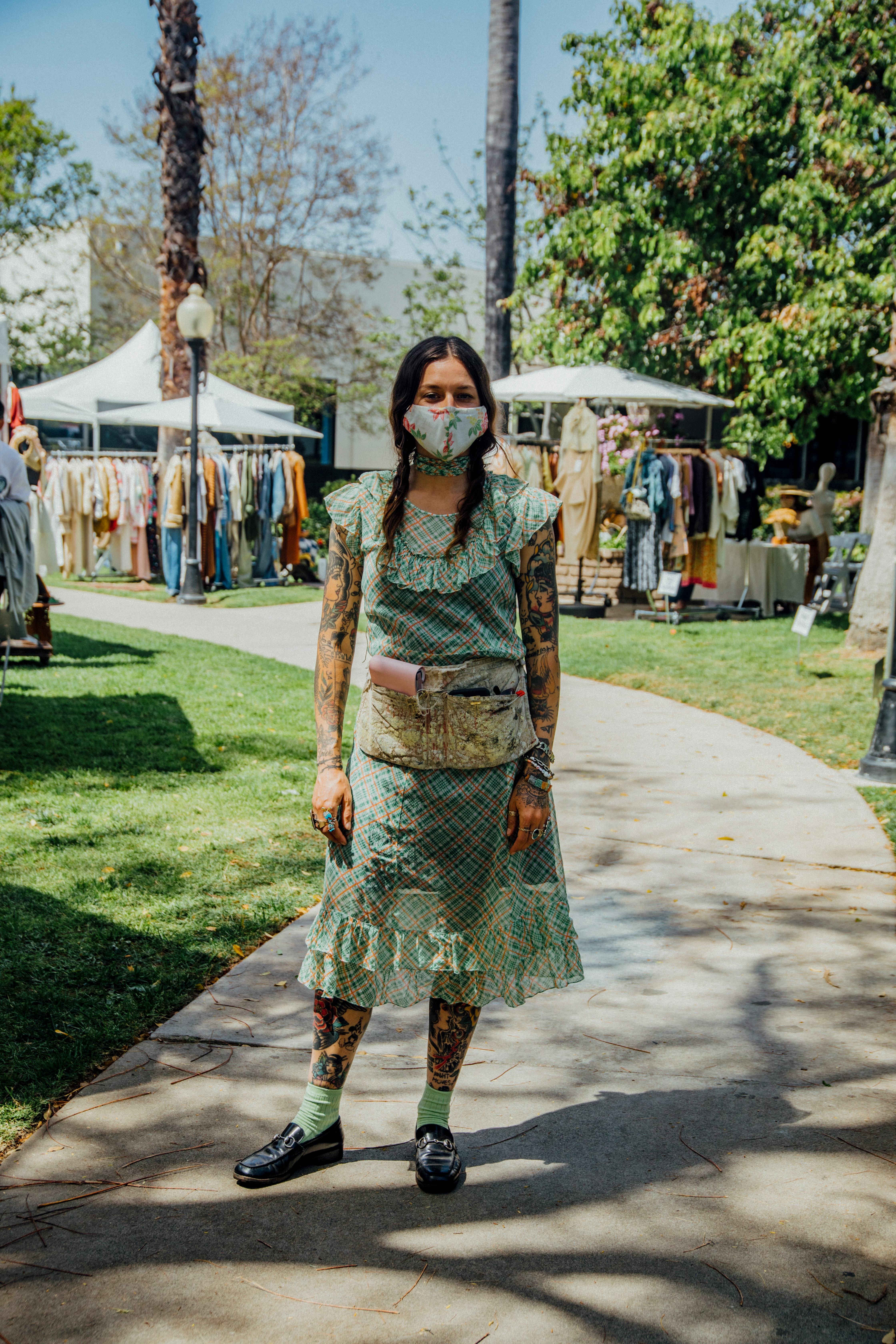 Sun Hats And Dresses Were A Street Style Must-Have At The Pickwick ...