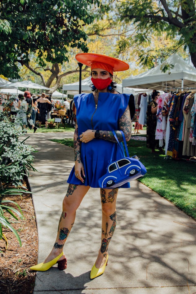 Sun Hats And Dresses Were A Street Style Must-Have At The Pickwick ...