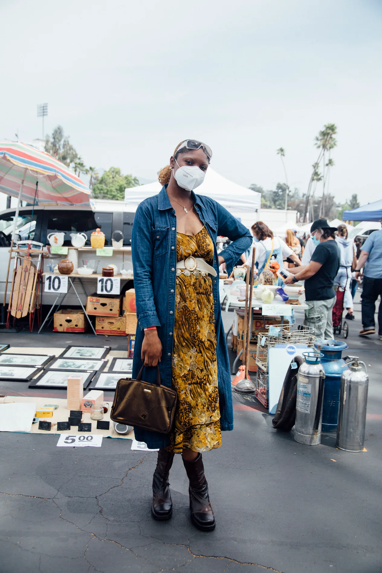 The Rose Bowl Flea Market's 2021 Reopening Brought The Best Street Style