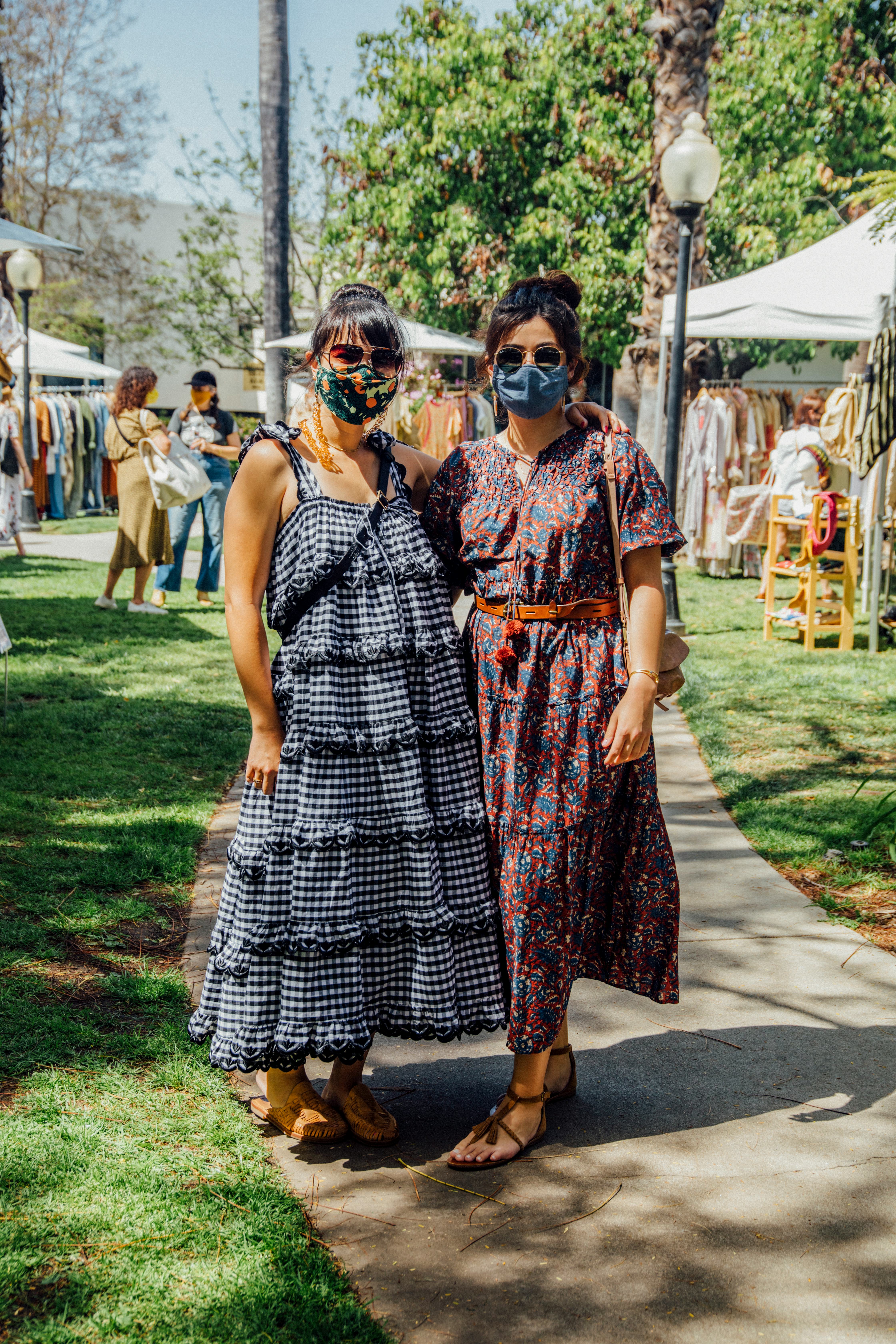 Sun Hats And Dresses Were A Street Style Must-Have At The Pickwick ...