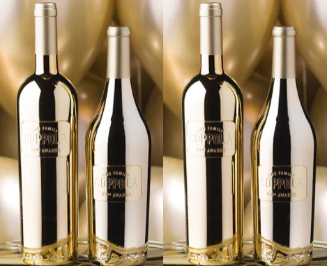 Coppola’s Academy Awards Gold Wine Bottles For The 2021 Oscars Are The ...