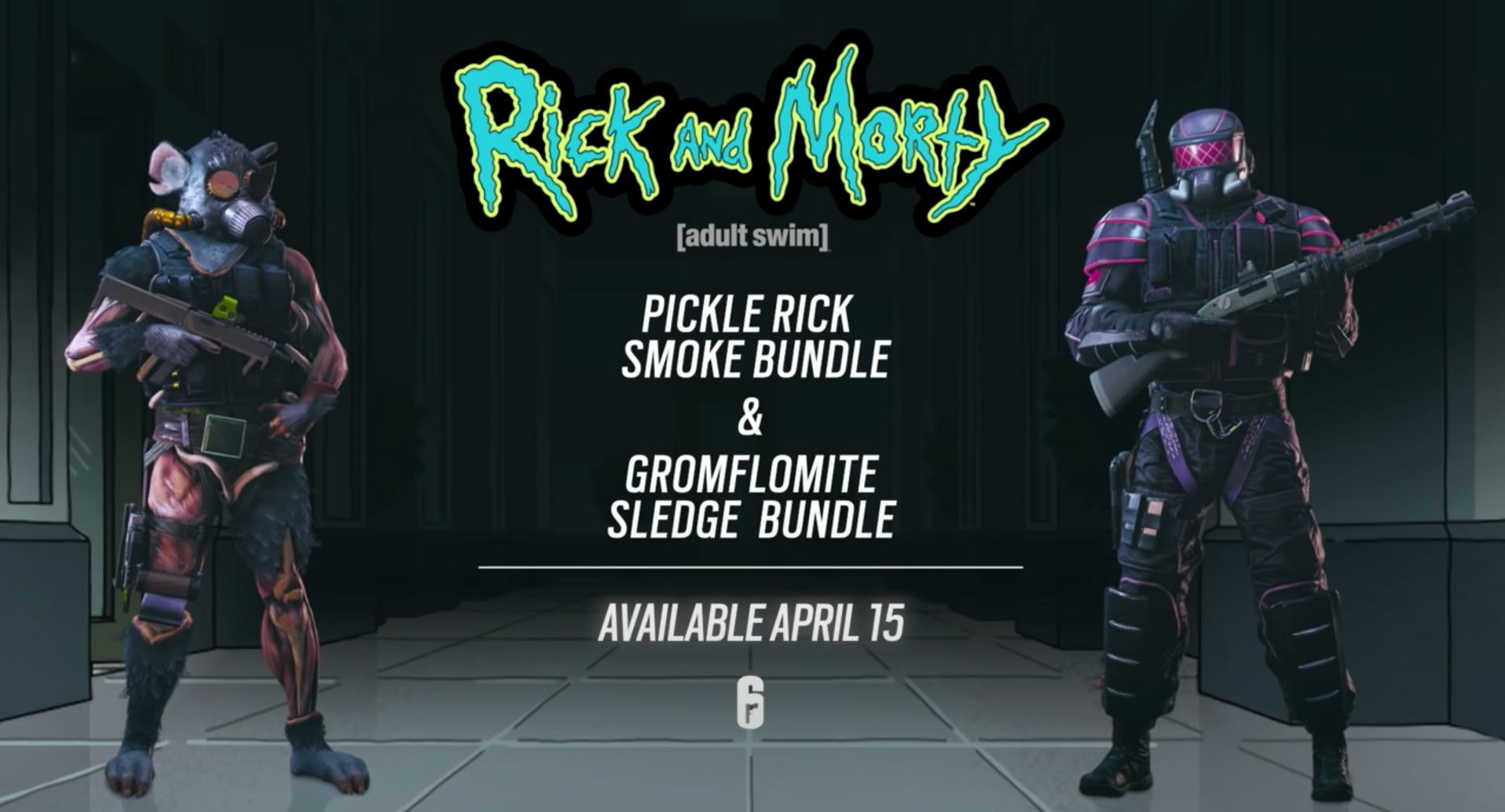 Rick and Morty 'Rainbow Six Siege' skins: Pickle Rick and Gromflomite ...