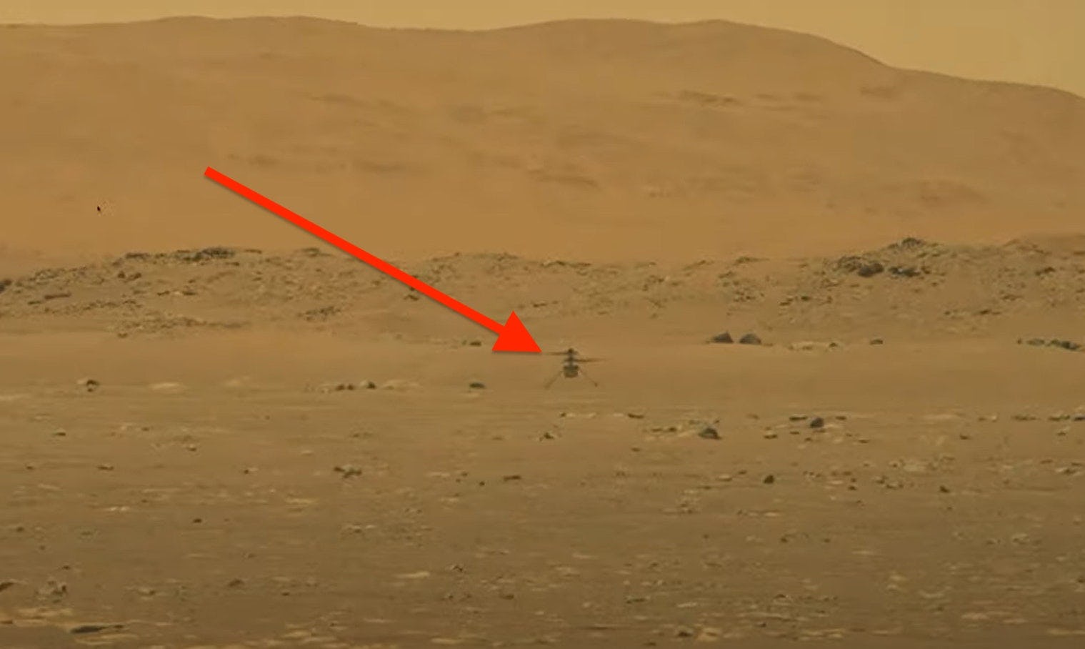 Ingenuity helicopter video shows NASA’s historic first flight on Mars