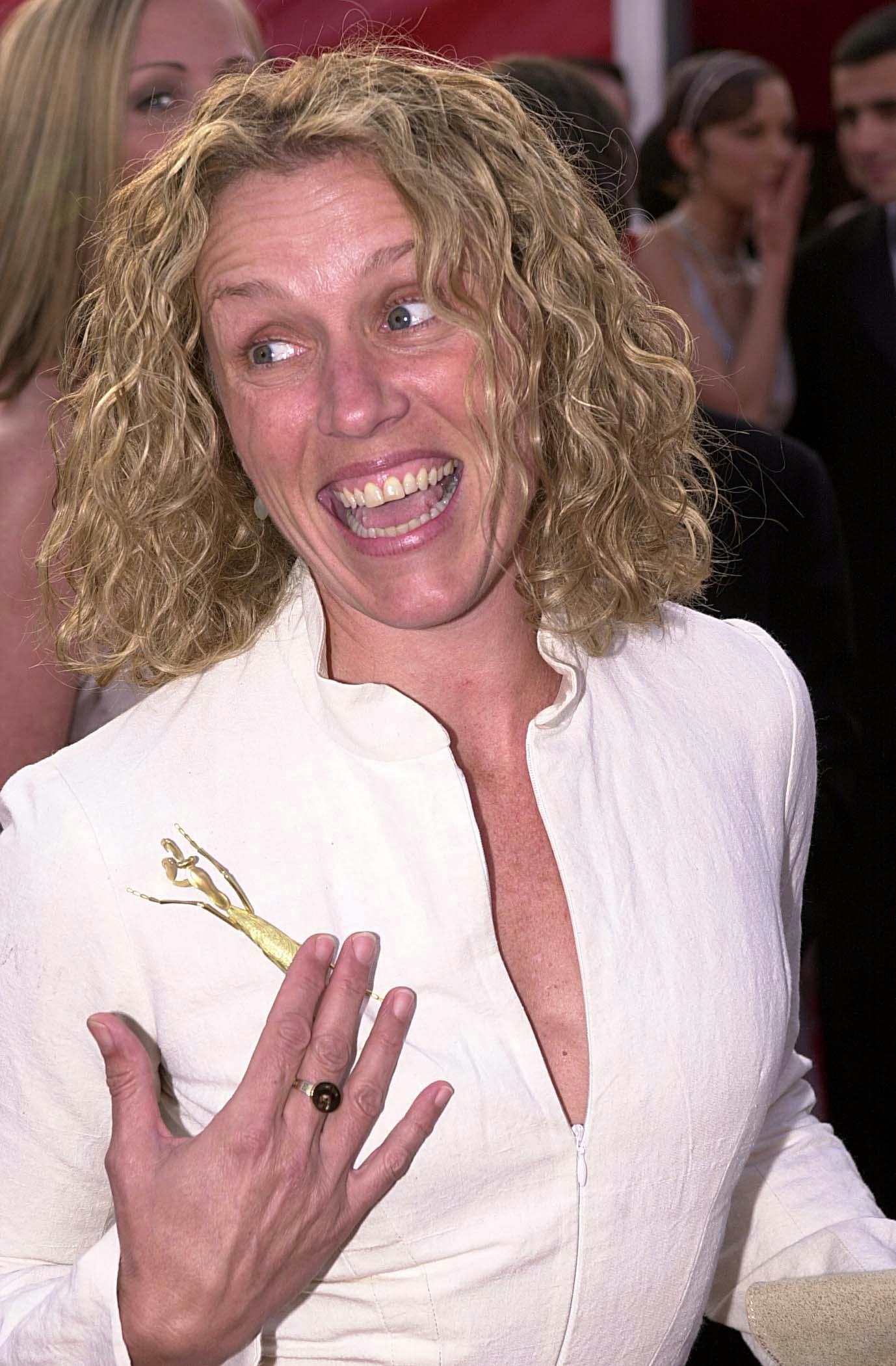 Frances McDormand's Best Red Carpet Style Moments are Very On Brand