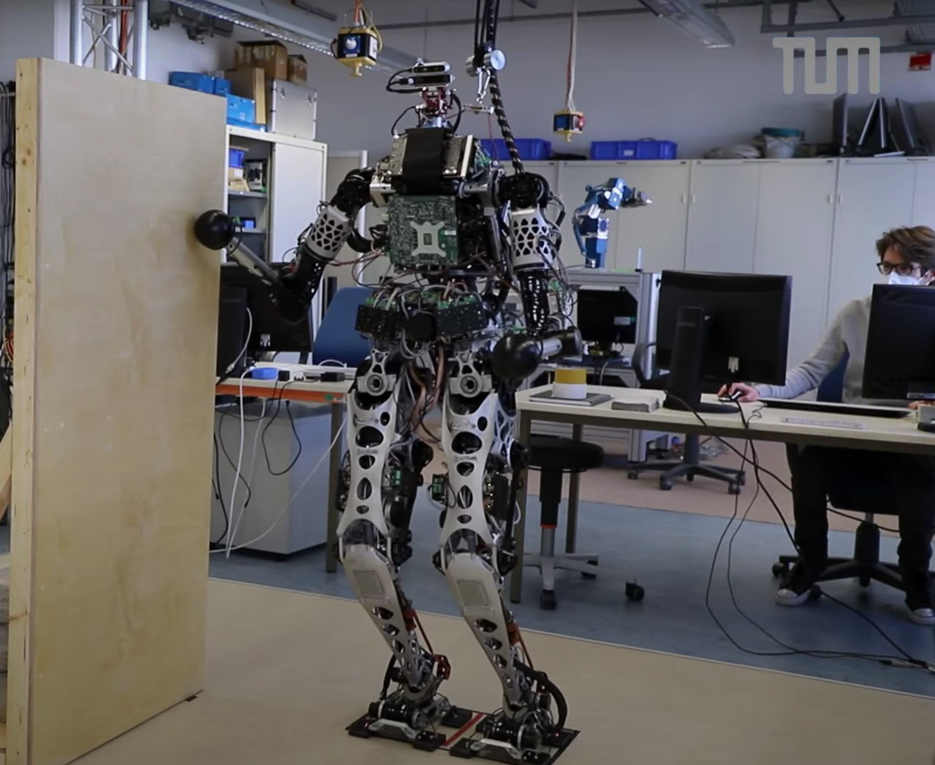 Watch this sightless robot learn how to walk just like a human
