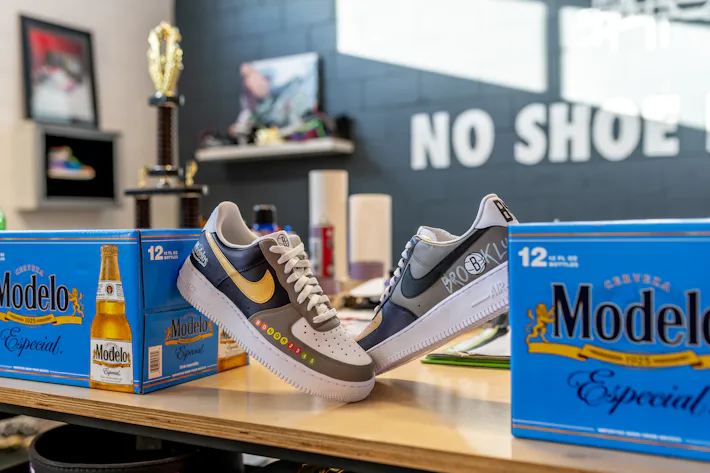 If you love Nike and beer, these custom ‘Modelo’ sneakers are for you