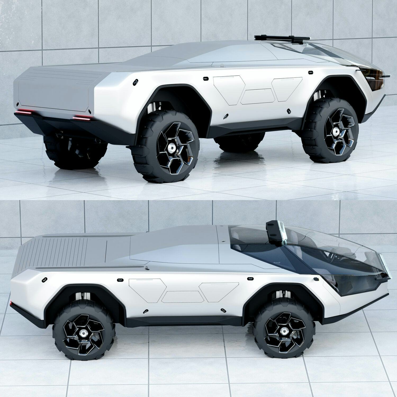 This Mars rover concept gives off Tesla Cybertruck vibes
