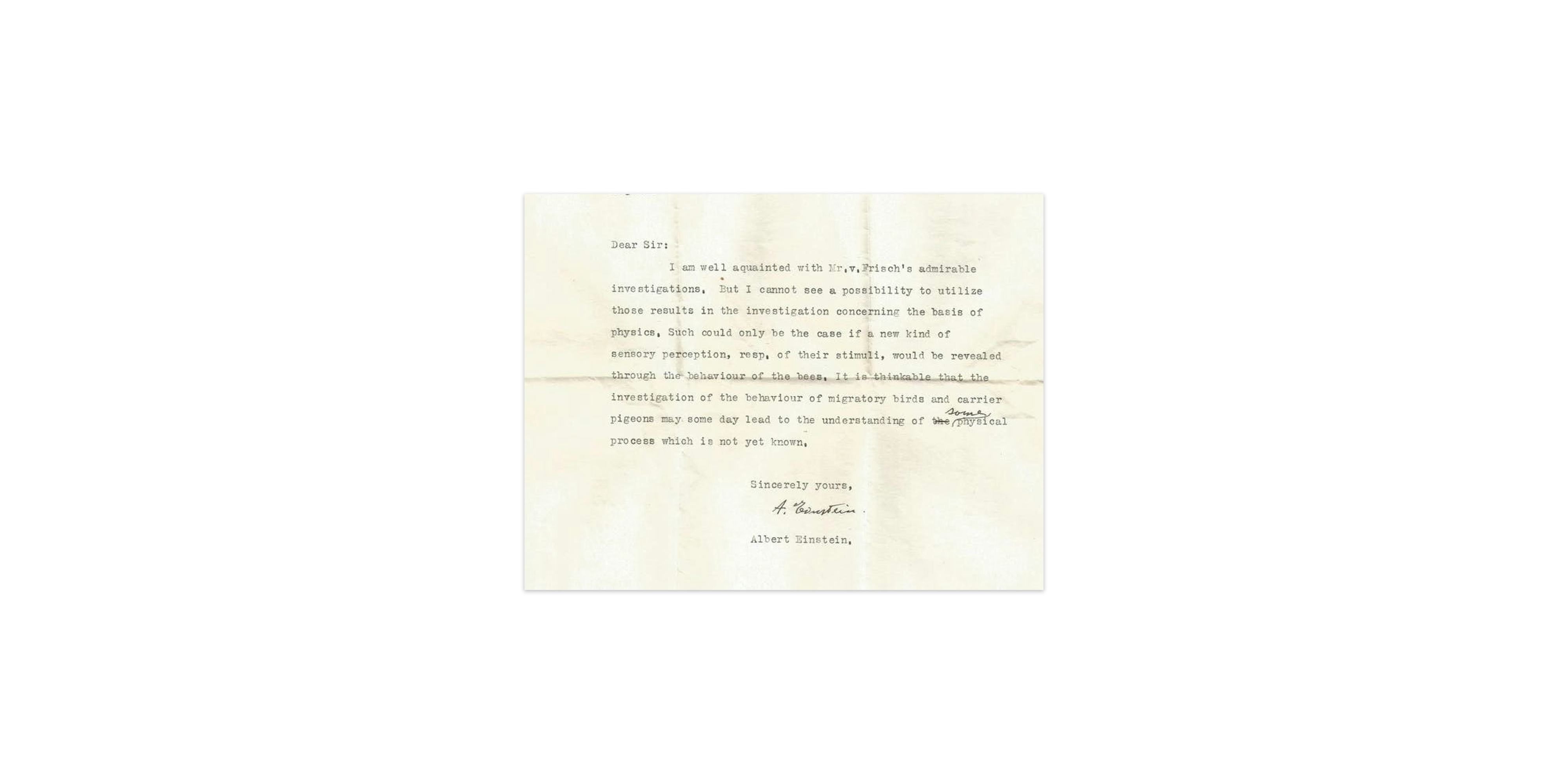 A long-lost letter from Albert Einstein made an uncanny prediction 70 ...