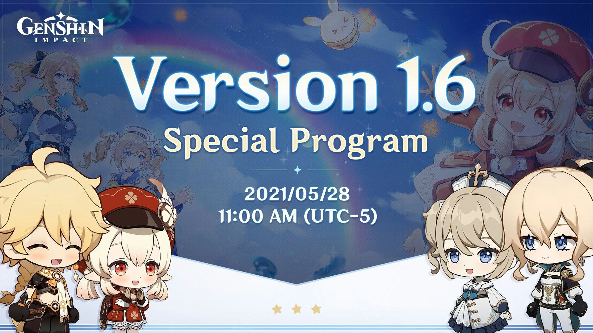 'Genshin Impact' 1.6 livestream start time, how to watch, and what to ...