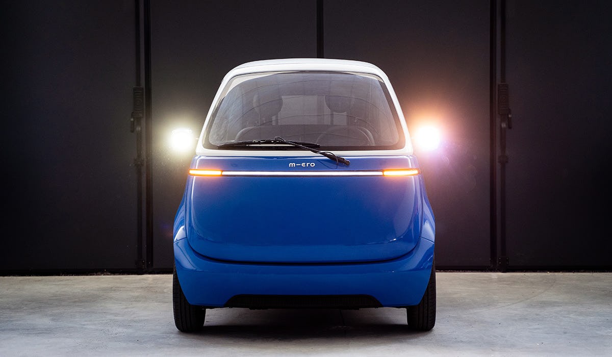 Microlino gave a very small preview of its very, very small EV