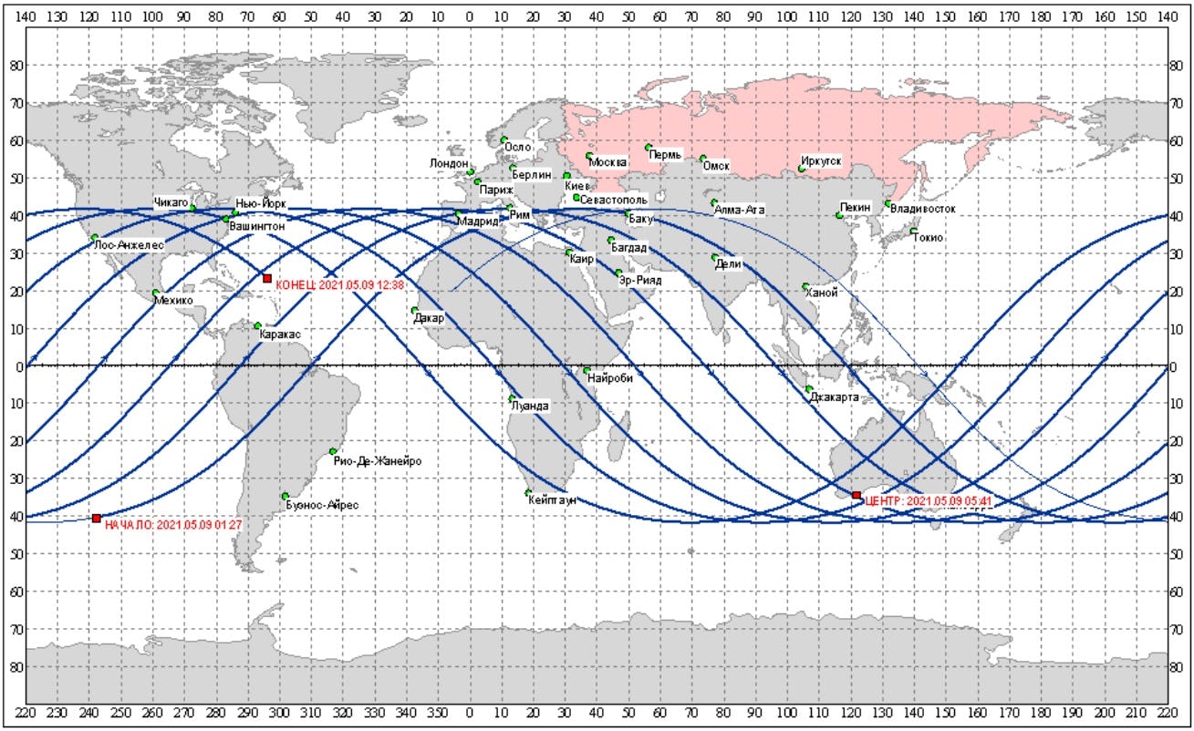 Here are 5 ways to track the uncontrolled Long March 5B rocket re-entry
