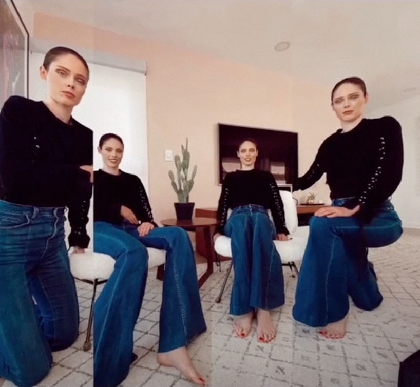 Coco Rocha Helpfully Explains and Recreates That Bidens-Carters Photo