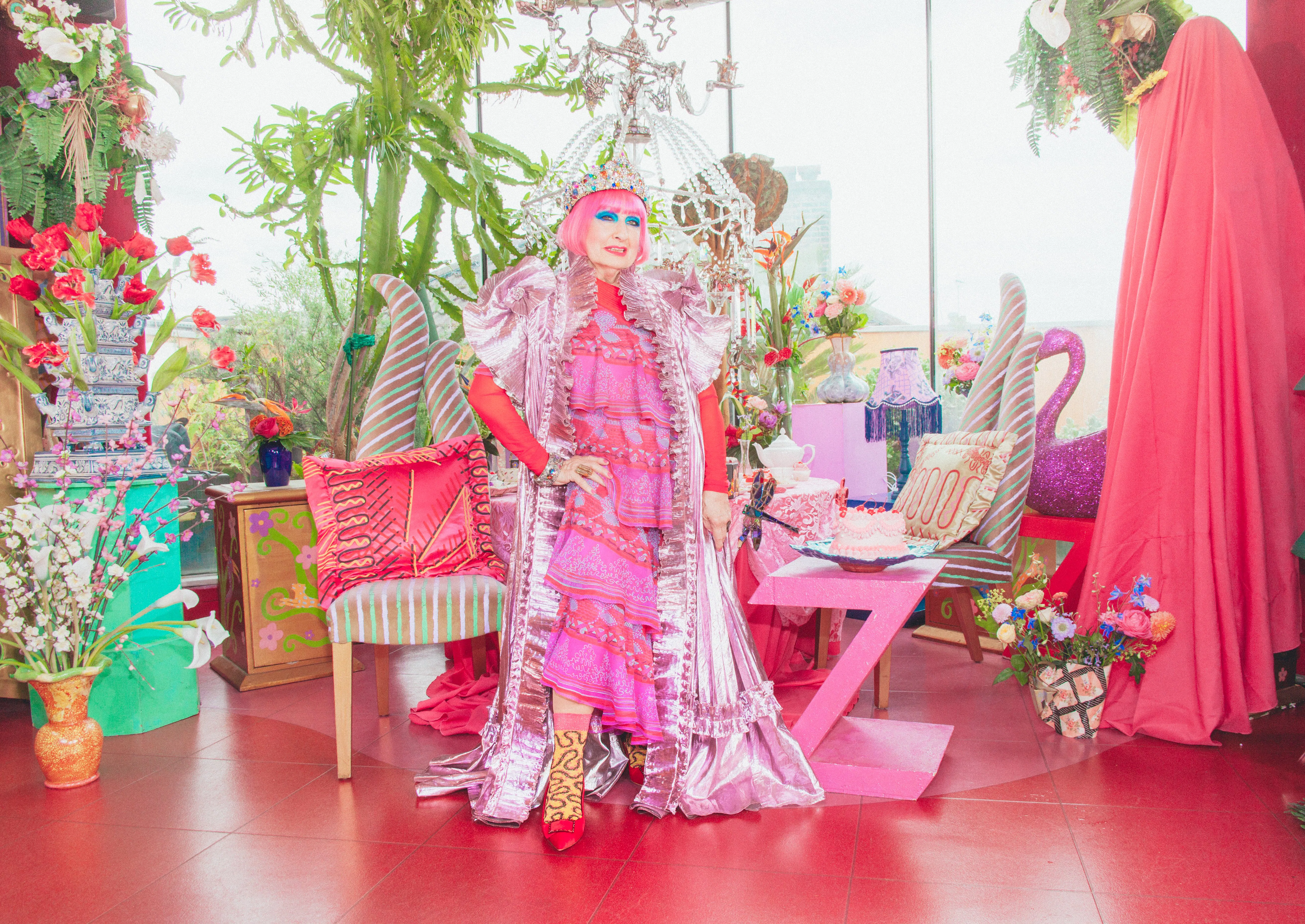 Dame Zandra Rhodes' London Penthouse Is A Maximalist's Dream
