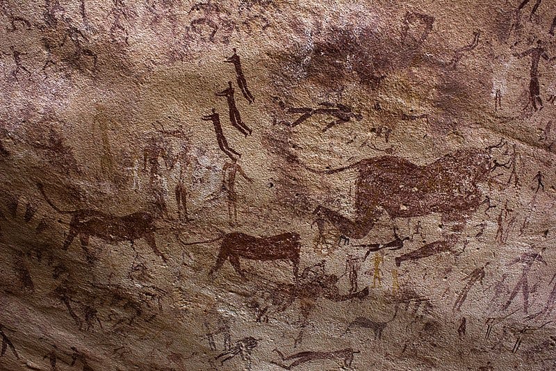 Look — ancient cave artists used these three tools to paint in the dark