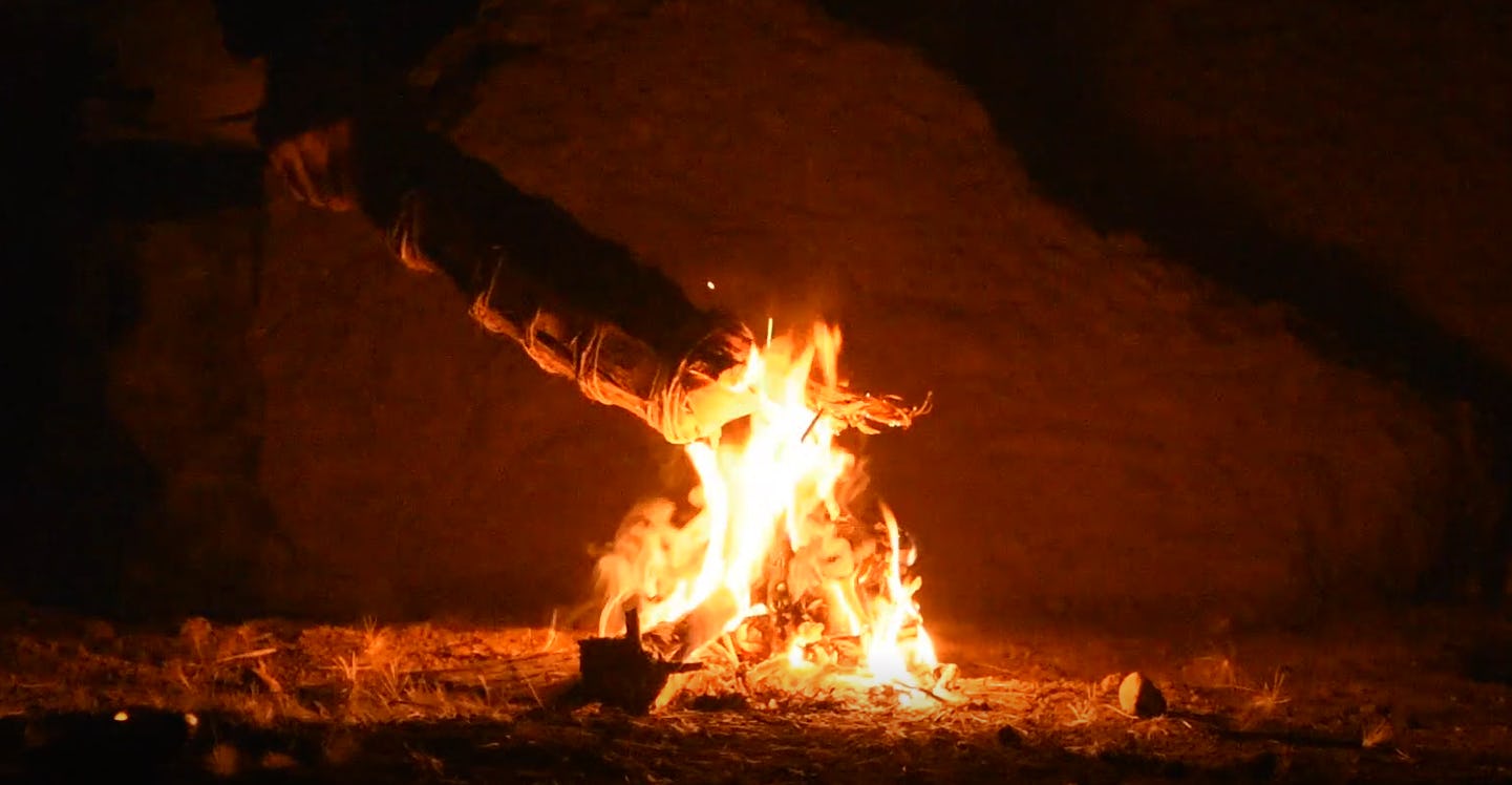 Look — ancient cave artists used these three tools to paint in the dark