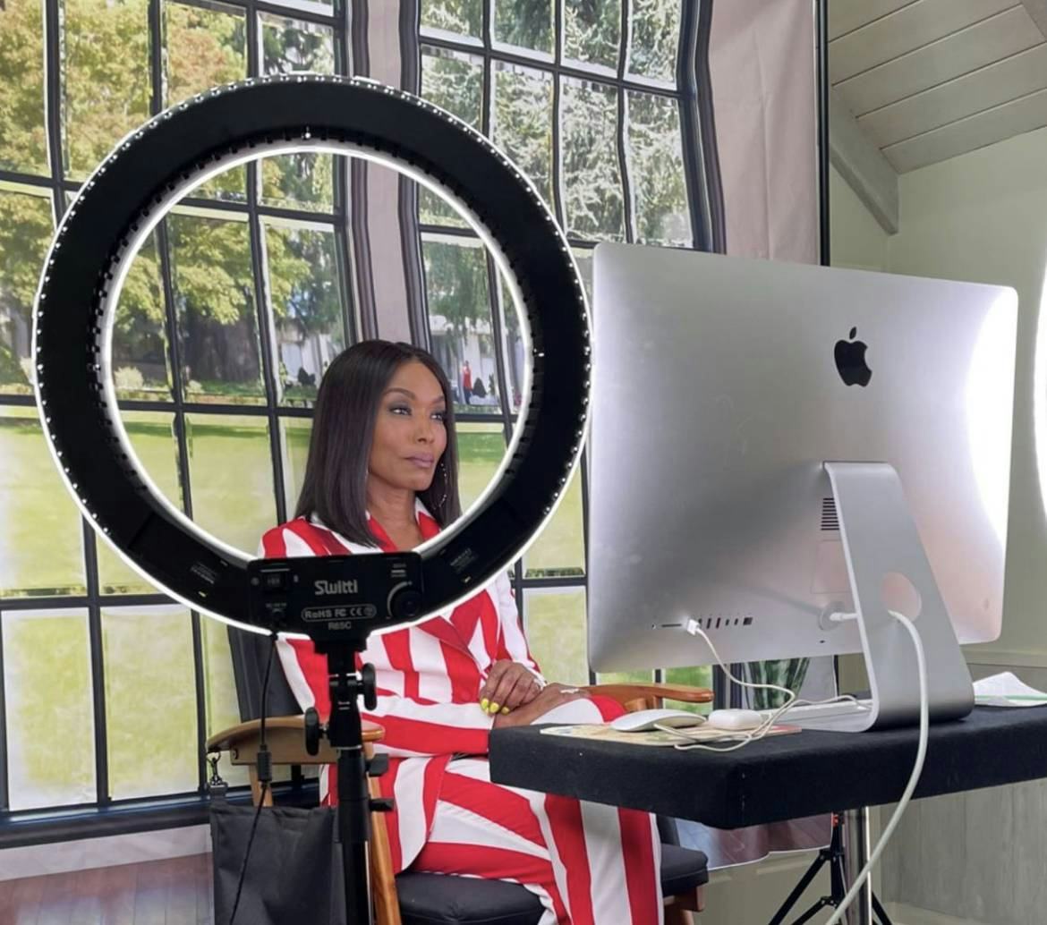 Angela Bassett Revealed the Secrets of Celebrity Zoom Set-ups