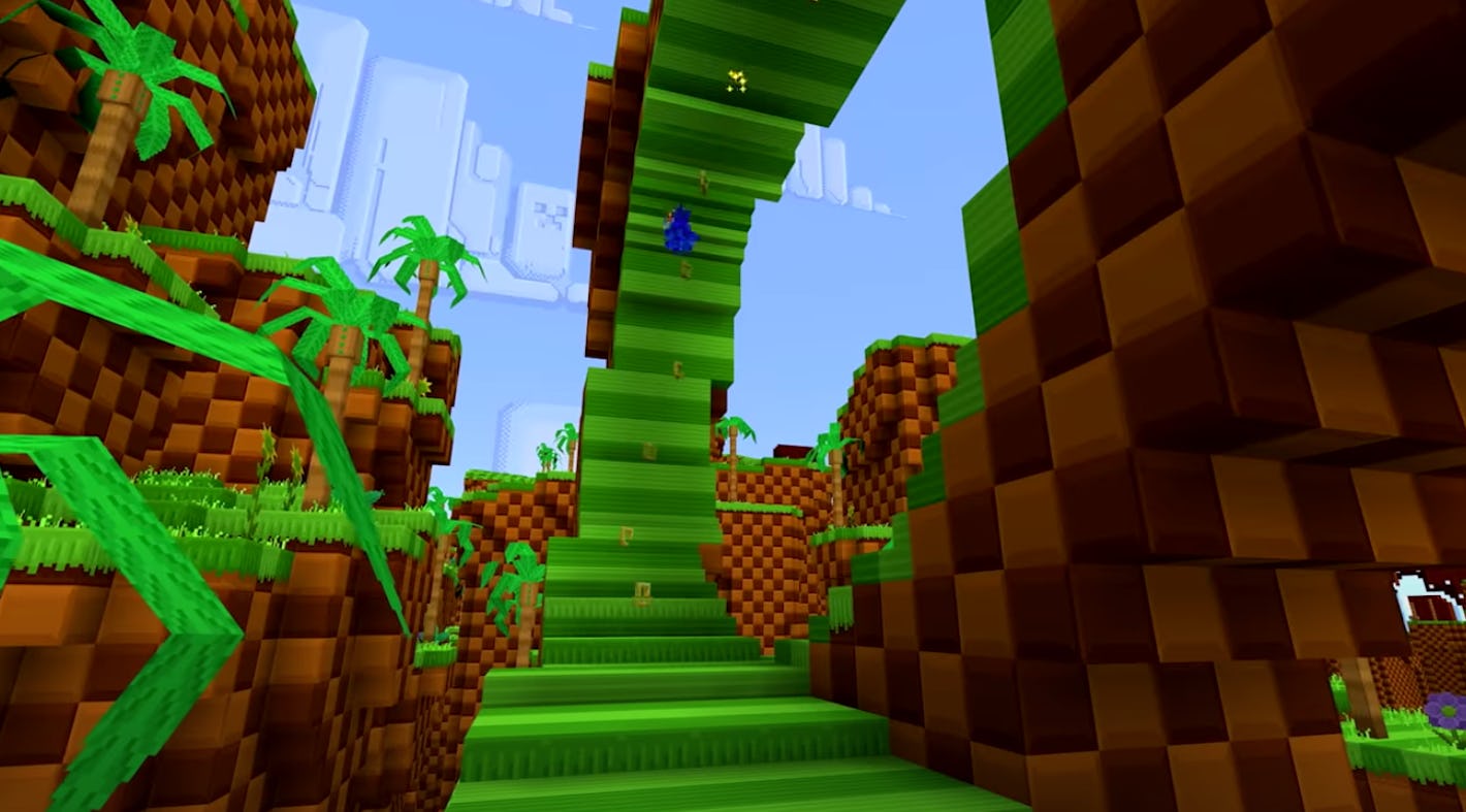 Sonic is now in ‘Minecraft’ with new crossover DLC