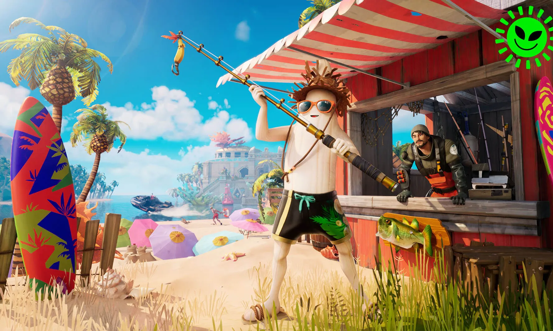 ‘Fortnite’ welcome signs, boomboxes, and alien light locations for Week 3
