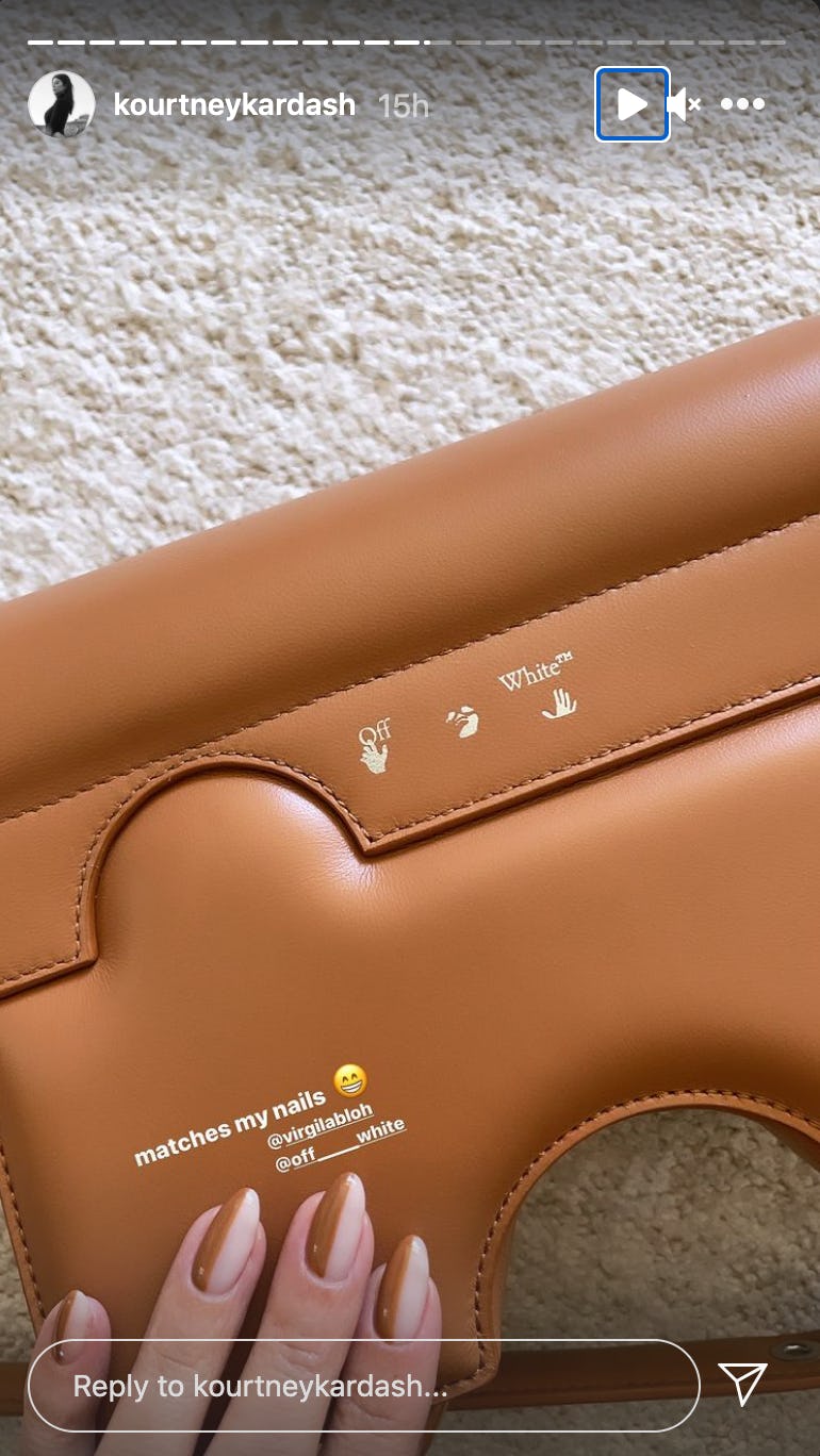 Kourtney Kardashian’s Two-Toned Manicure Is The Nail Look You Didn’t ...