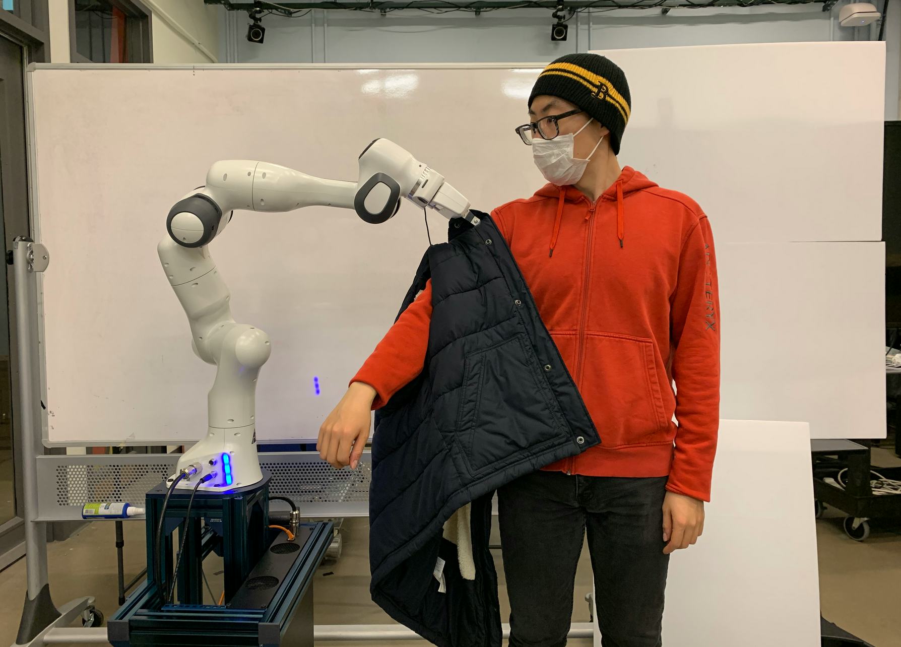 A new robot aims to safely dress people with limited mobility