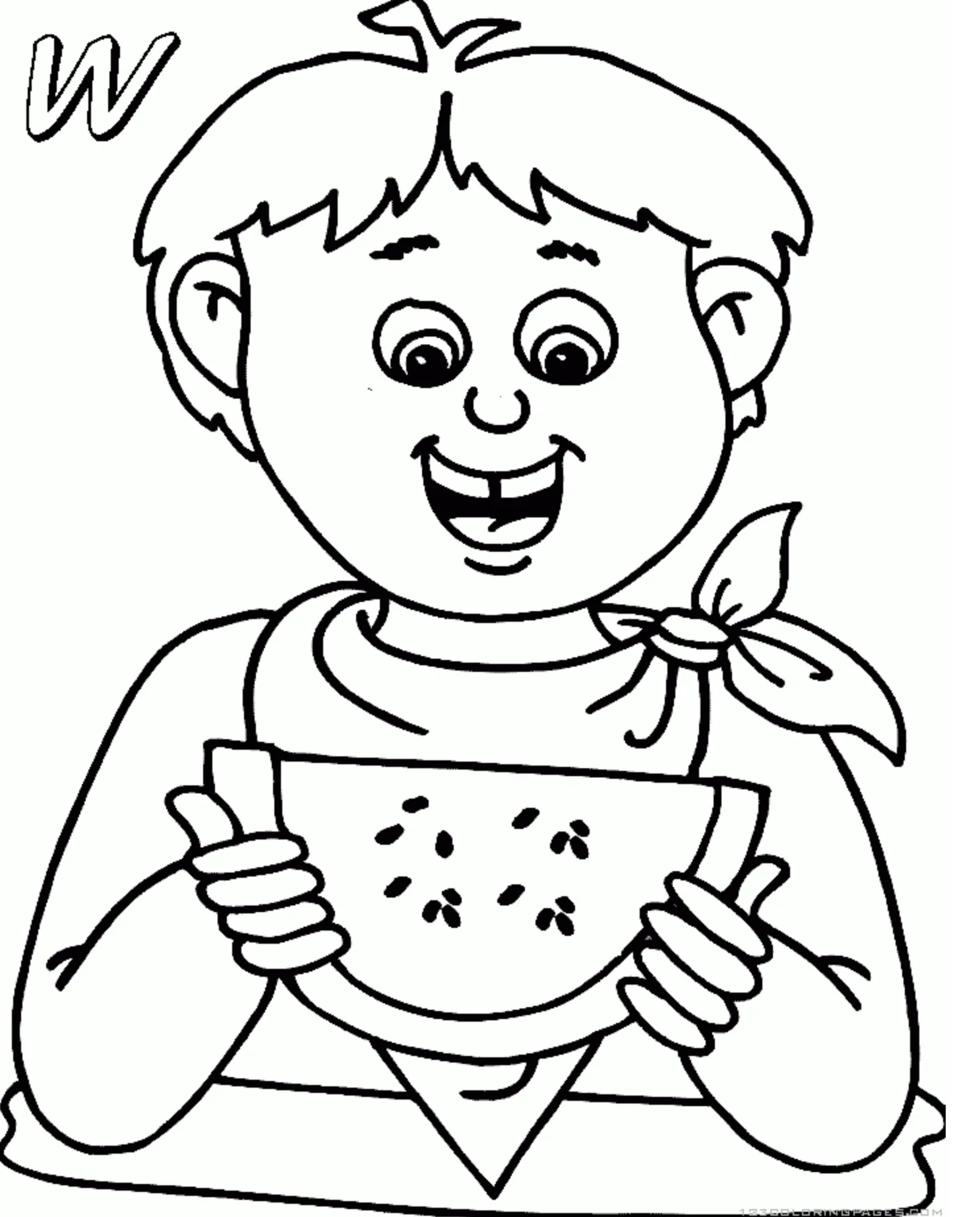 15 Free Watermelon Coloring Pages You Can Print From Home