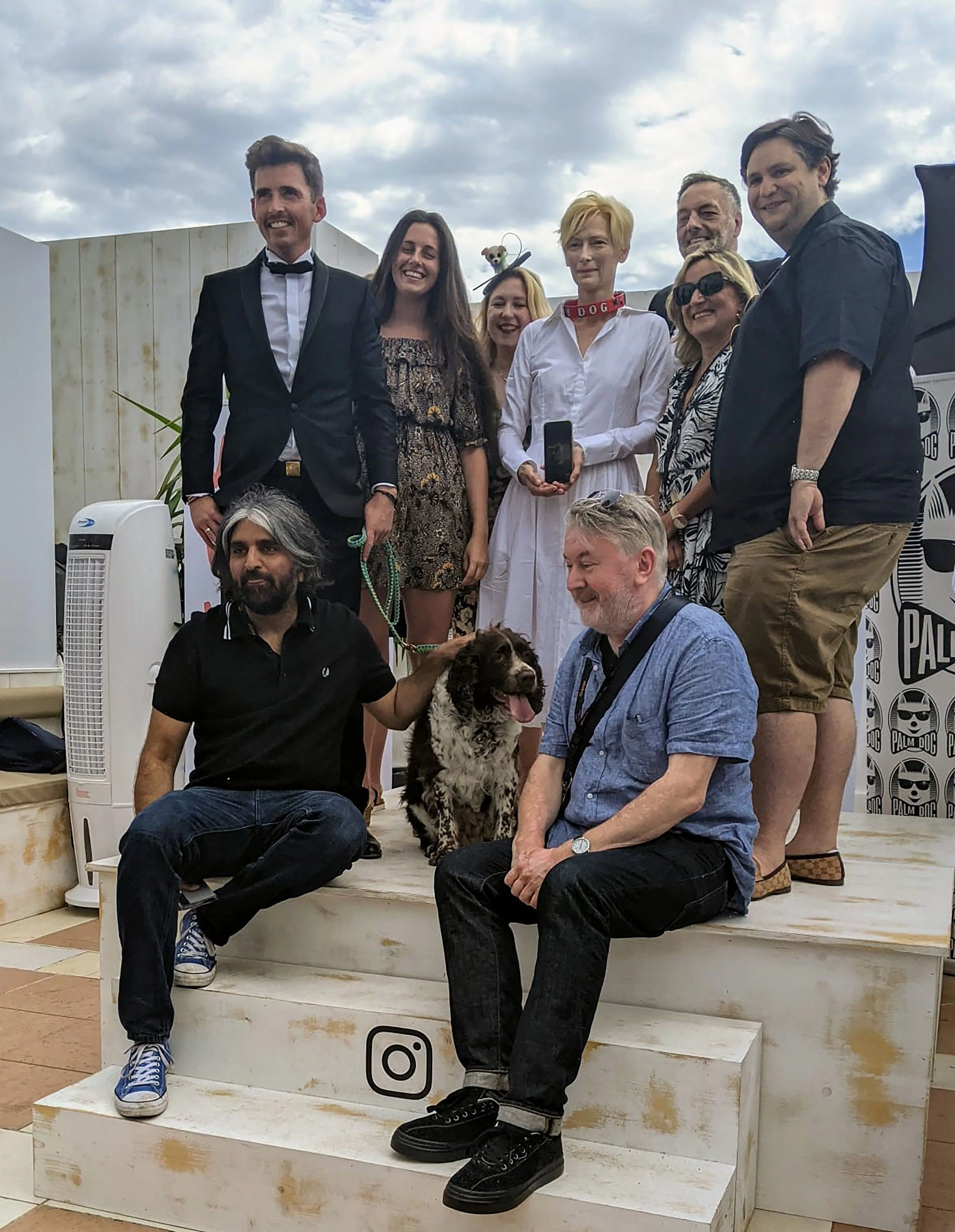 Tilda Swinton's Pups Win the "Palm Dog" in Cannes