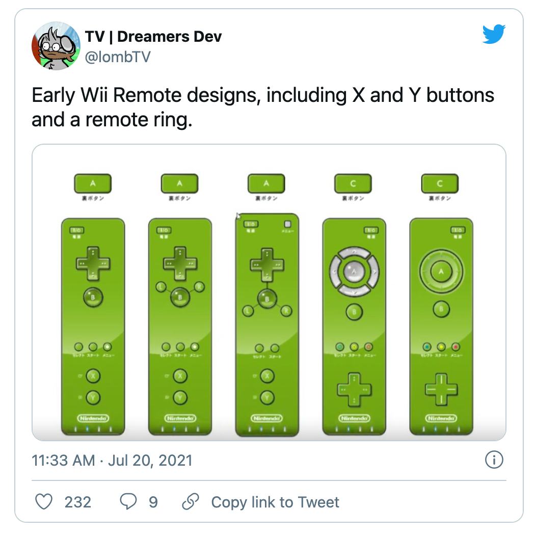 Early mockups of Nintendo Wii remote show how different it could’ve been