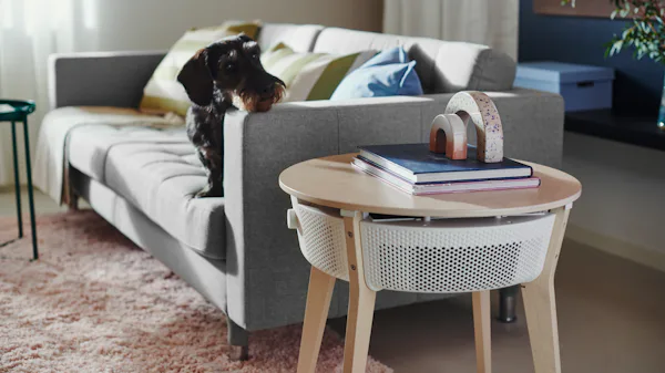 Ikea's new smart air purifier doubles as a side table