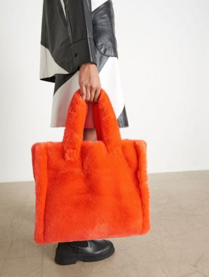 Shop Fuzzy Faux Fur & Shearling Handbags For Fall