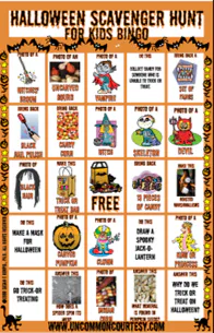 Halloween Scavenger Hunt For Kids: Printables, Ideas, & Prizes