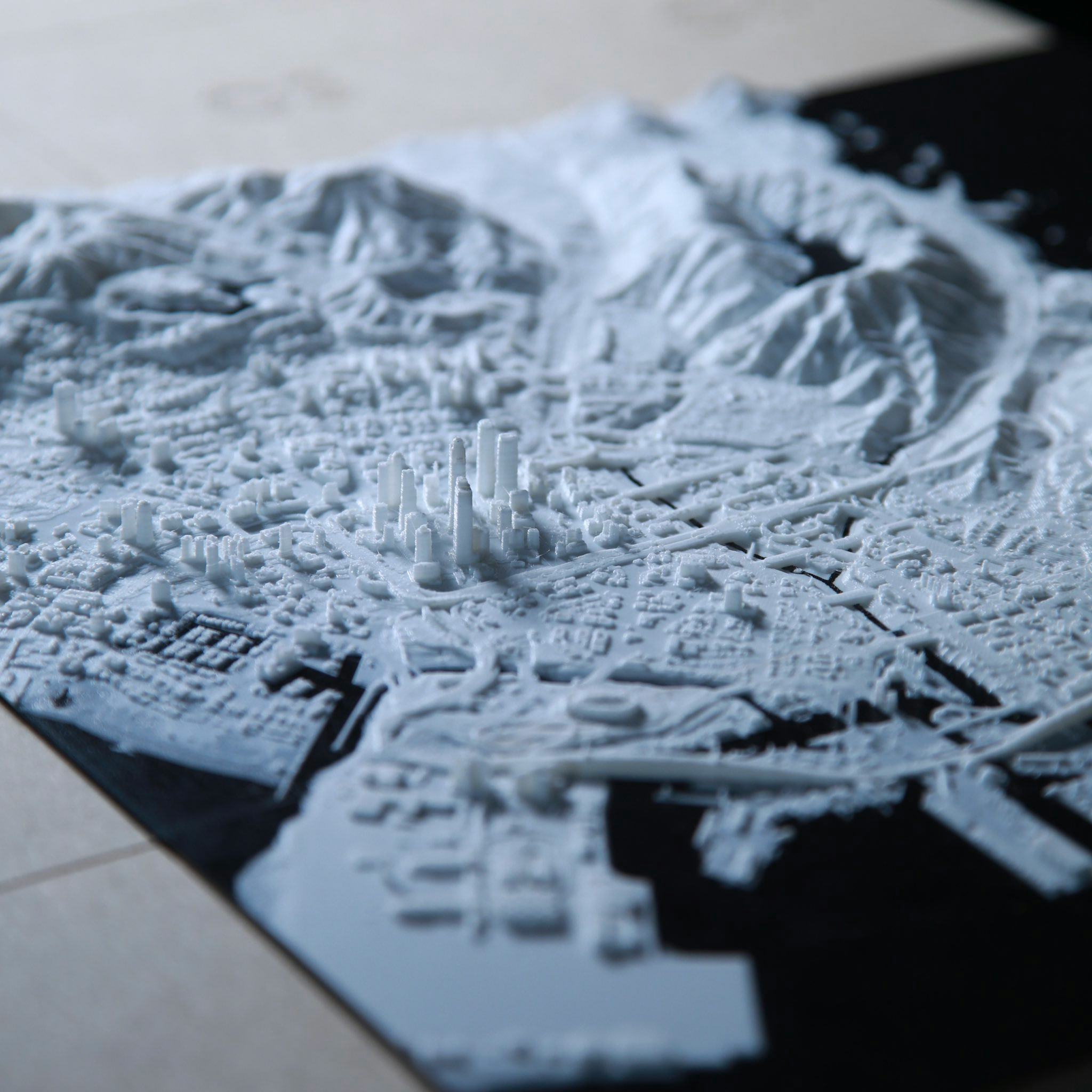 This painstakingly detailed map of GTA V is a 3D printed masterpiece
