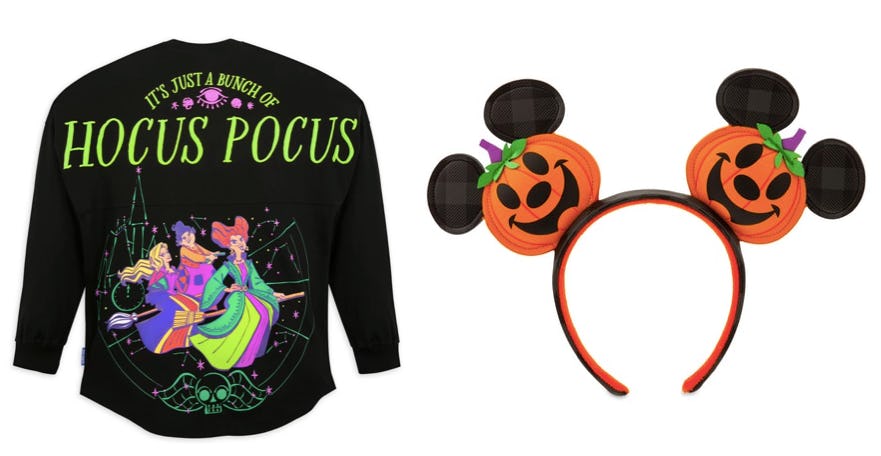 Disney's Halloween 2021 Merch Includes Spooky Spirit Jerseys & Ears