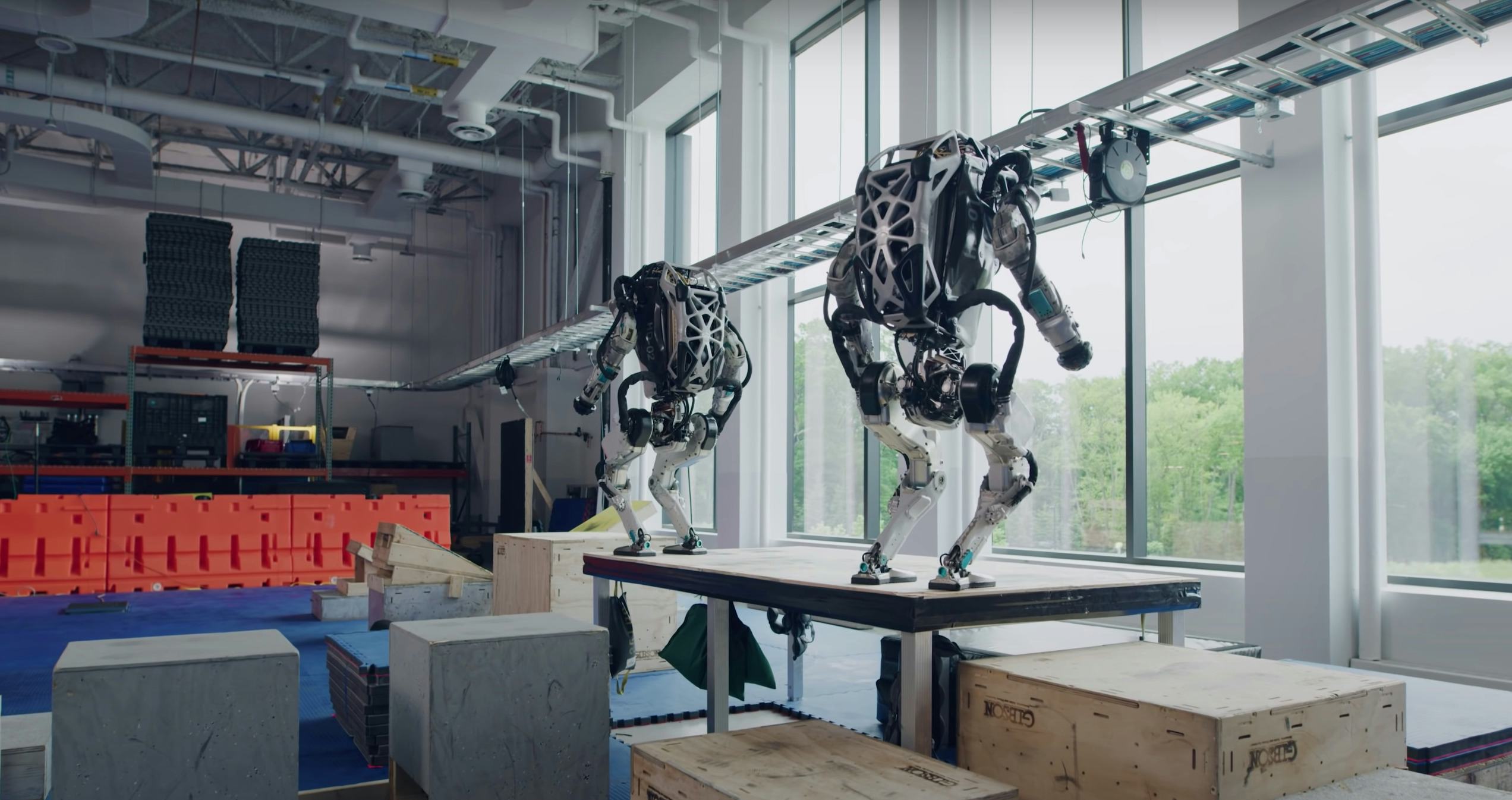 Watch Boston Dynamics' parkour bots compete in the creepy Olympics
